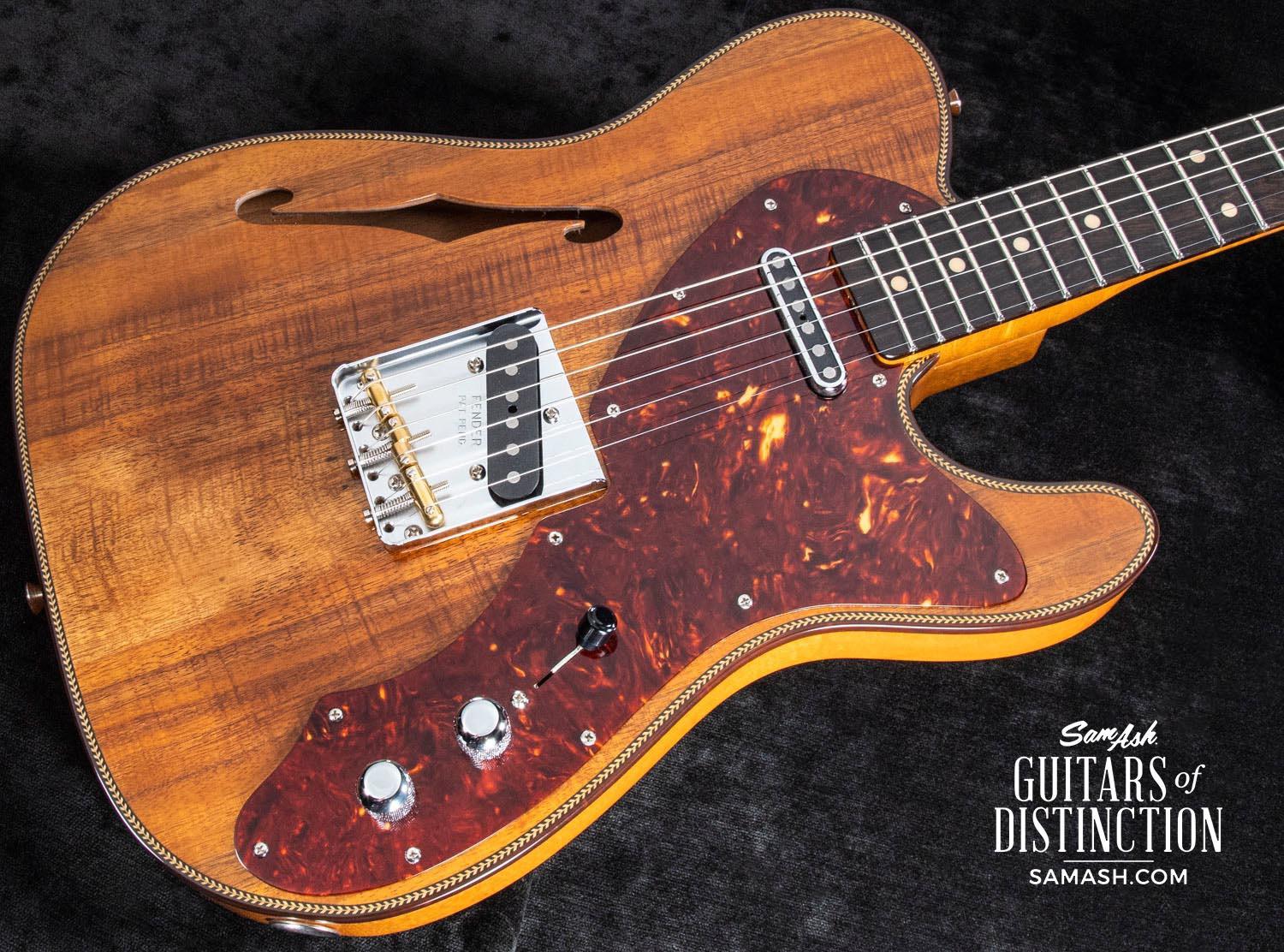 Fender Custom Shop Artisan Koa Thinline Telecaster Electric Guitar