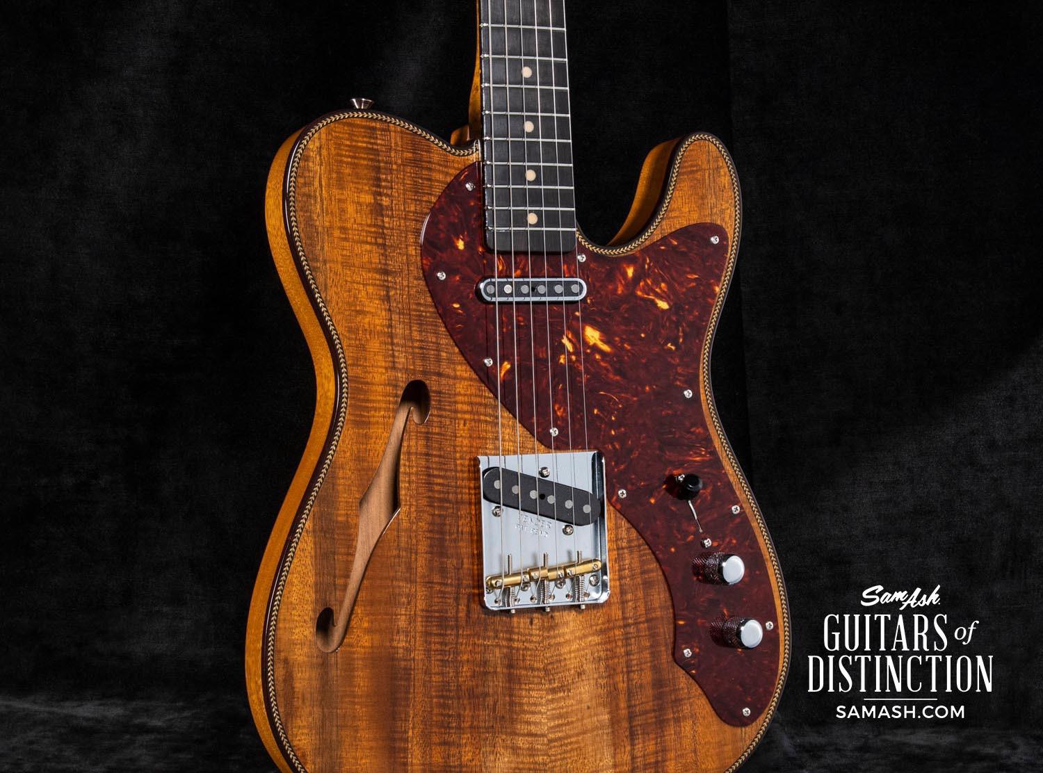 Fender Custom Shop Artisan Koa Thinline Telecaster Electric Guitar